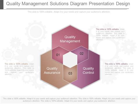 Quality Management Solutions Diagram Presentation Design