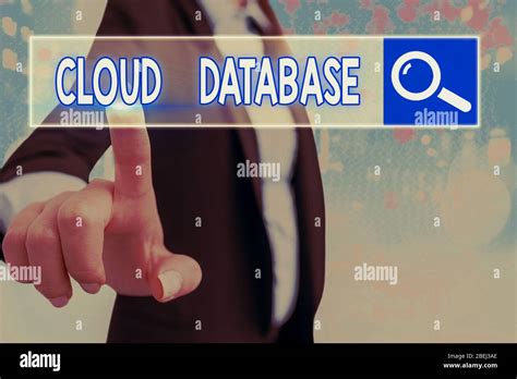Text Sign Showing Cloud Database Business Photo Text Optimized Or