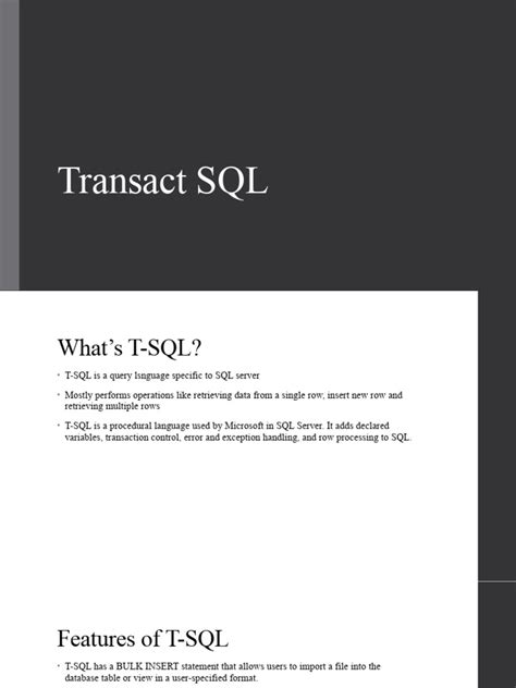 transact sql pdf
