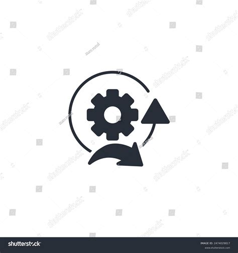 Agile Icon Vectoreditable Strokelinear Style Sign Stock Vector Royalty
