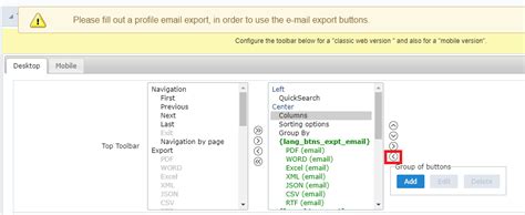Bug Toolbar Move To Left Button Applications Scriptcase Low Code