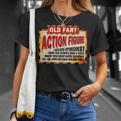 Old Fart Life Sized Action Figure Funny Birthday Unisex T Shirt Mazezy