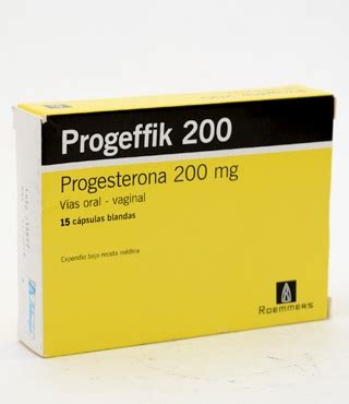 Progeffik 200mg Progesterona Receta Electrónica En España Oladoctor