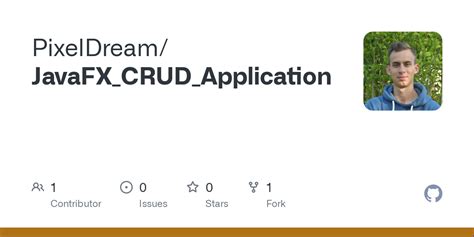 Github Pixeldreamjavafxcrudapplication