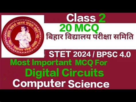 Md Hussain On Linkedin Bpsc Computer Science Mcq Class 2 Stet Mcq Paper 2 Tre 40 Mcq