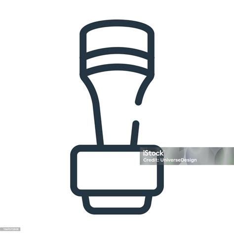 나무 스탬퍼 얇은 선 아이콘 다른 개념격리 윤곽선 기호에서 스탬핑 스탬프 선형 아이콘 웹 디자인 및 앱에 대한 벡터 그림 기호