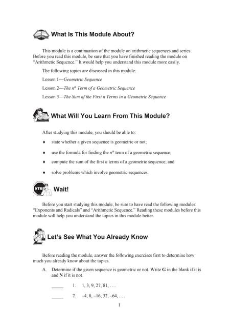 Geometric Sequence And Seriespptx