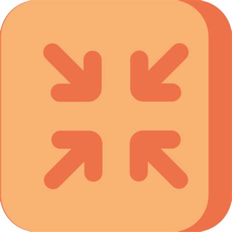 Minimizing Arrows Generic Flat Icon
