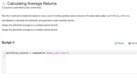Solved Calculating Average Returns O Solutions Submitted Chegg Com