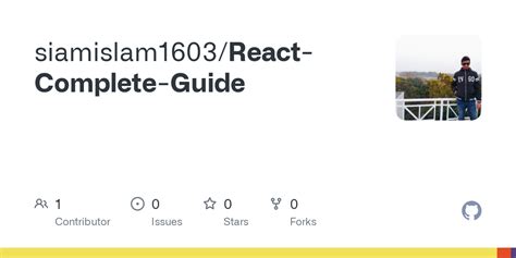 GitHub Siamislam React Complete Guide