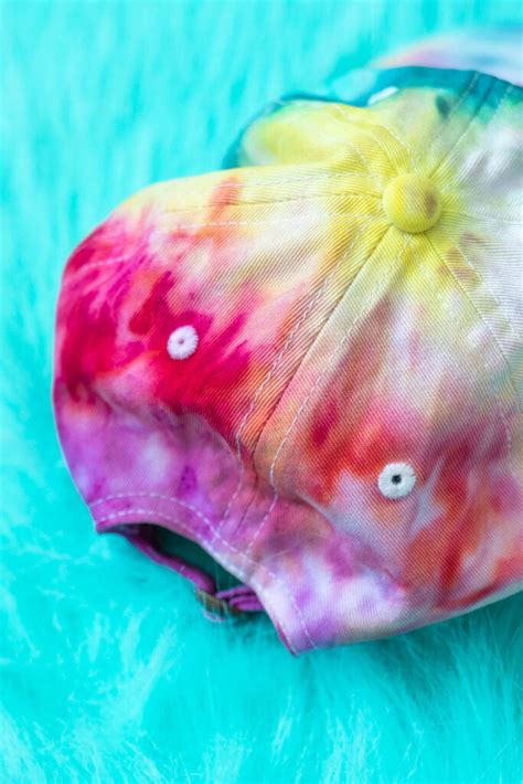 Rainbow Tie Dye Hat For Pride Month Club Crafted