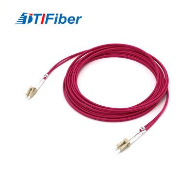 FTTH Optic Duplex OM4 Fiber Patch Cord Cable Multimode