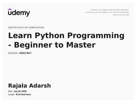 Python Programming Certification Continuouslearning