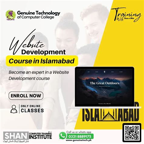 web development course in islamabad genuine technology