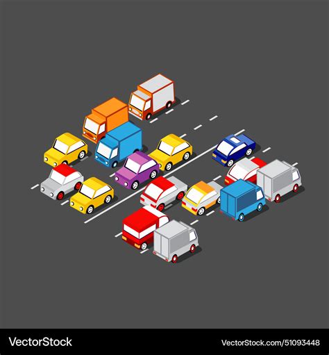 Transportation City Streets Intersection Vector Image