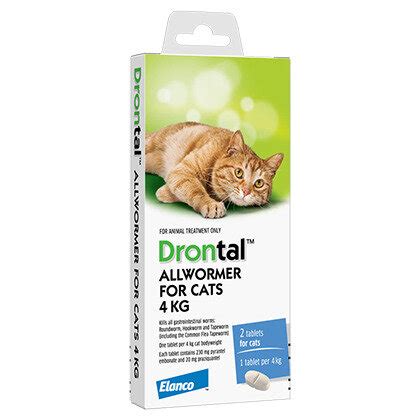 Drontal® Allwormer For Cats 4kg 2 Pack