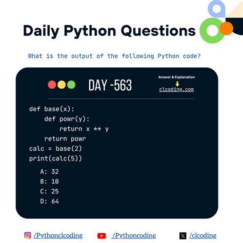 Python Coding Challenge Day 563 What Is The Output Of The Following