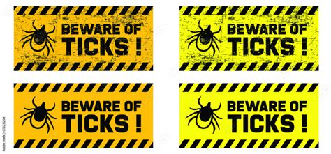stop halt ticks stop parasite icon fun vector insect bite sign