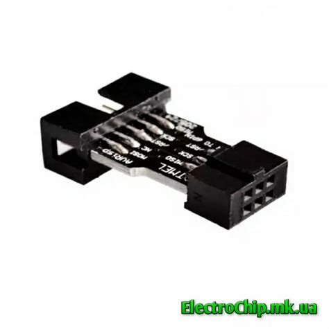 Перехідник Usbasp Avr 10 Pin To 6 Pin Isp Avr Електрочіп магазин