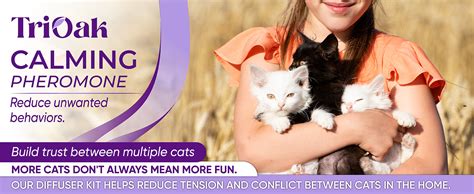 Trioak Cat Pheromones Calming Diffuser 2 In 1 Cat Calming