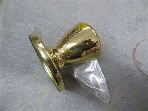 Dummy Knob Polished Brass Lambrecht Auction Inc