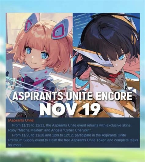 Aspirants Encore Ruby And Angela In November R Mobilelegendsgame
