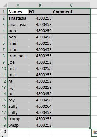 Vba Compare Two Columns From Multiple Sheets Ans Extract Values Stack Overflow
