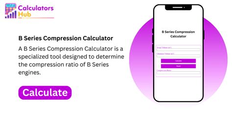 B Series Compression Calculator Online