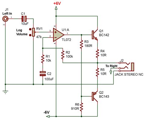 Headphone Amplifier TL Low Noise