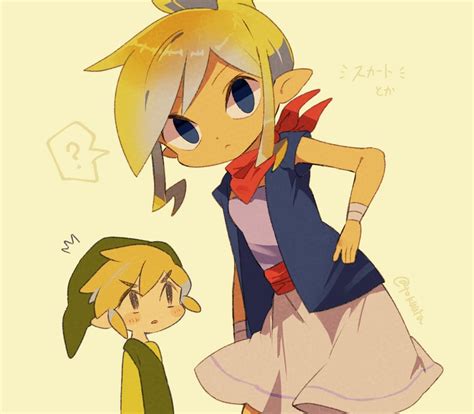 Link Toon Link And Tetra The Legend Of Zelda And 1 More Drawn By