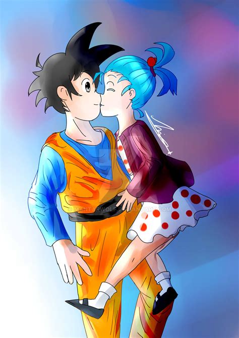 Commissions Goten And Bulla By Mantarwolf On Deviantart