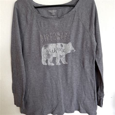 Old Navy Tops Hibernate With Me Thermal Top Poshmark