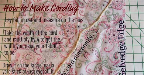 Life Is {sew} Daily How To Make Cording {tutorial}