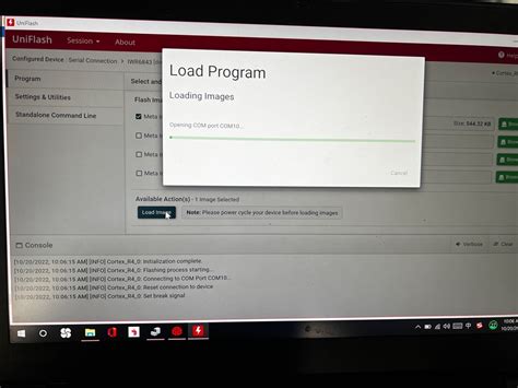 Iwr6843isk Firmware Burning Problem Sensors Forum Sensors Ti E2e Support Forums