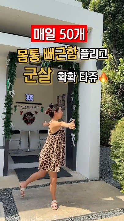 몸통 뻐근함 단박에 풀어주는 틈새운동 하이츄홈트 하이츄다이어트 하이츄컴퍼니 Youtube