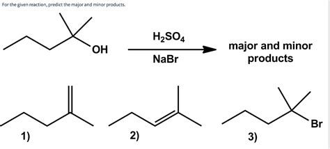 Solved What Is The Major Product Formed In The Following