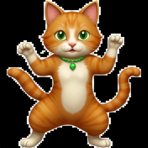 Dancing Cat Emoji Ai Emoji Generator