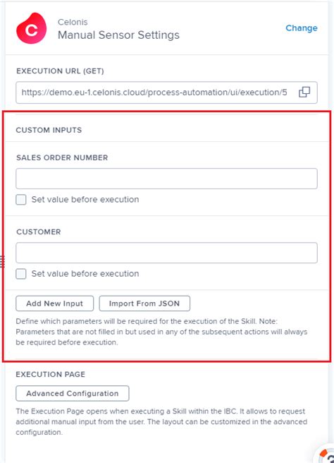 Execution Page