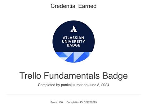 Pankaj Kumar On Linkedin Im Happy To Share That Ive Obtained A New Certification Trello