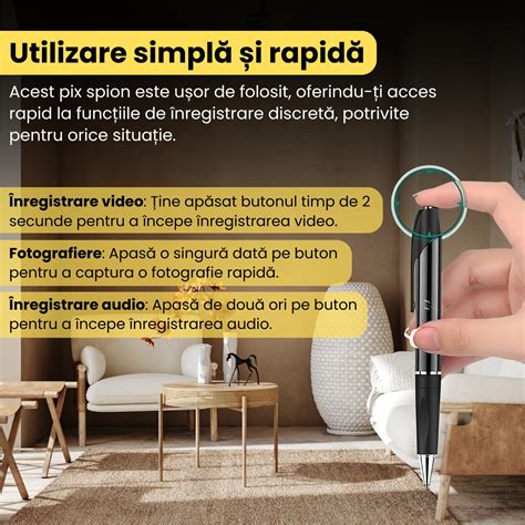 Pix Spion Camera 1080 Hd Si Microfon Ej Products Dispozitiv