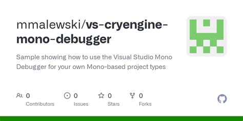 github mmalewski vs cryengine mono debugger sample showing how to