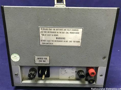 Rms Differential Voltmeter Fluke 931ab