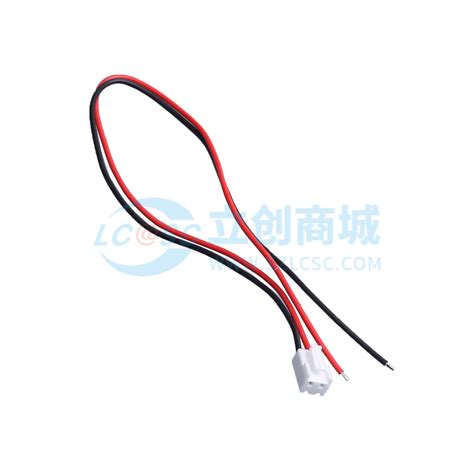 2pul1007 20红黑vh 2p3mm上锡 长30cm【价格 采购 图片】 立创mro工业品