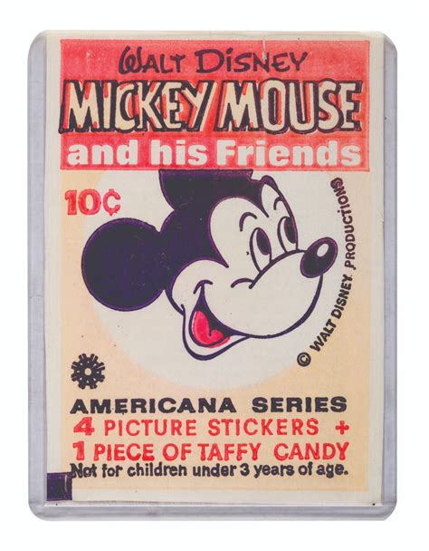 A Mickey Mouse And His Friends Picture Stickers Wrapper