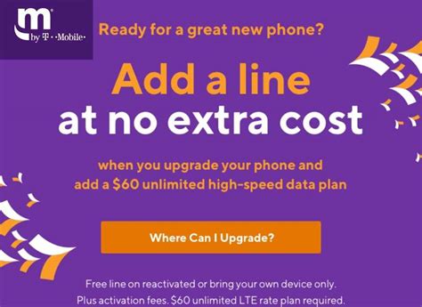 Metro By T Mobile Offering Add A Line At No Extra Cost On Unlimited Plan With Phone Upgrade