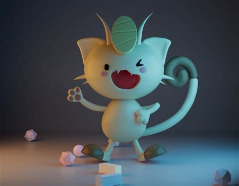 喵喵3d打印模型 喵喵3d打印模型stl下载 动漫游戏3d打印模型 Enjoying3d打印模型网