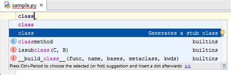 Tutorial Creating And Applying Live Templates Code Snippets PyCharm Documentation
