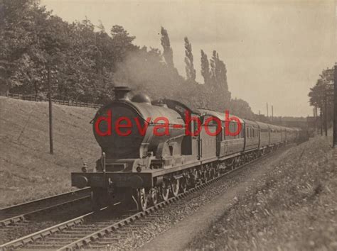 Railway Photo Lner C7 734 Ner Raven Z Atlantic Loco North Eastern £135 Picclick Uk