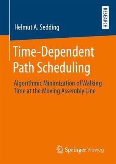 time dependent path scheduling 9783658284145 helmut a sedding