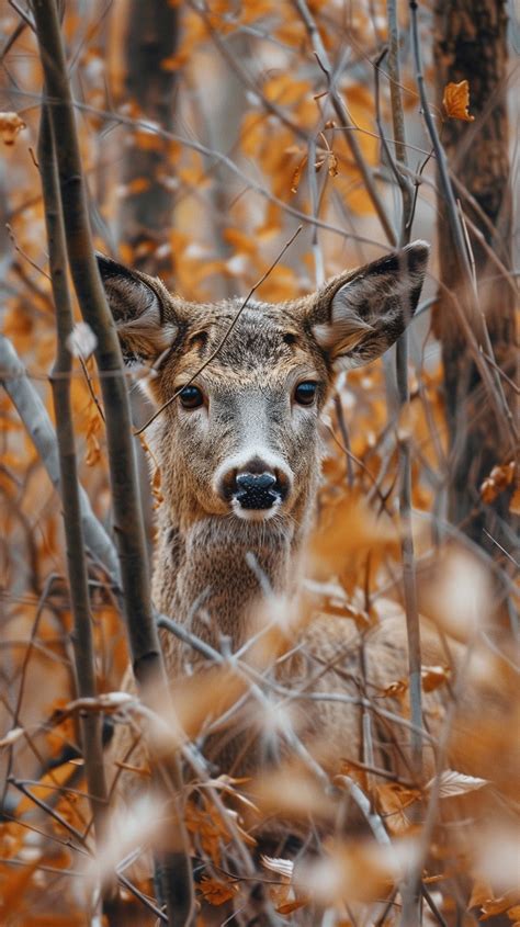 Free Hidden Forest Deer Image Deer Forest Autumn Download At Stockcake